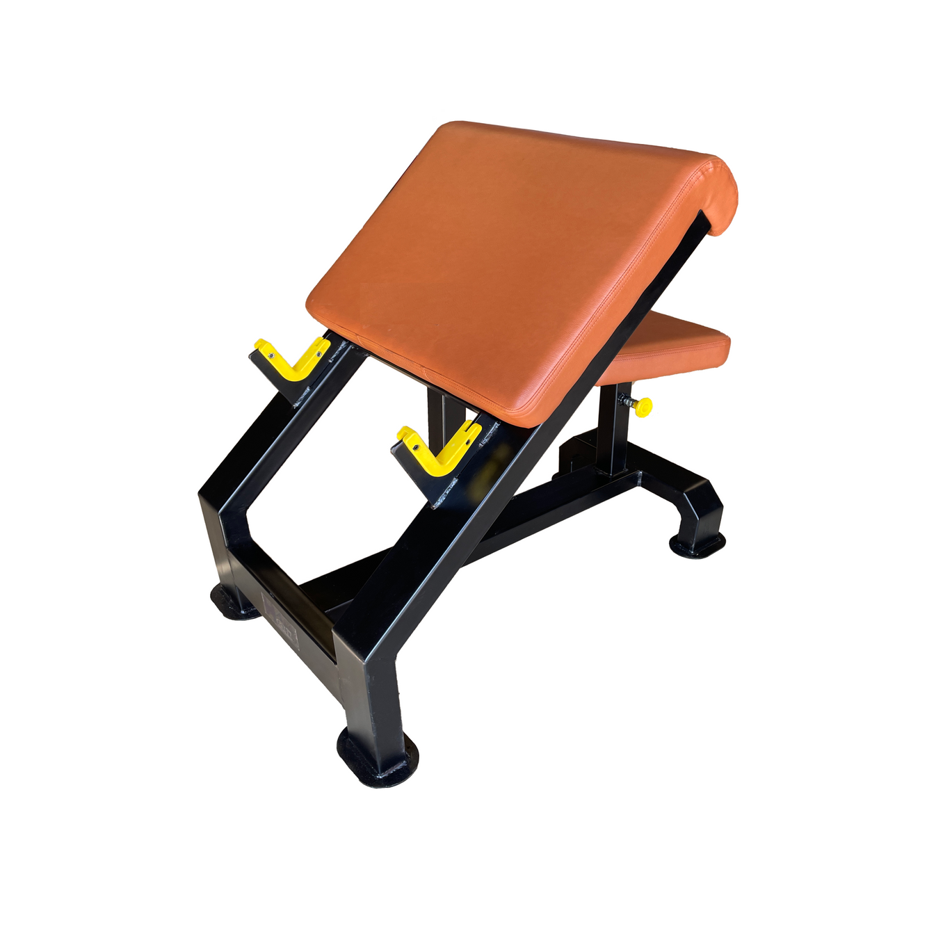 Mac - 8010A - Preacher Curl Flat Bench with Olympic rod Holder, Bicep ...